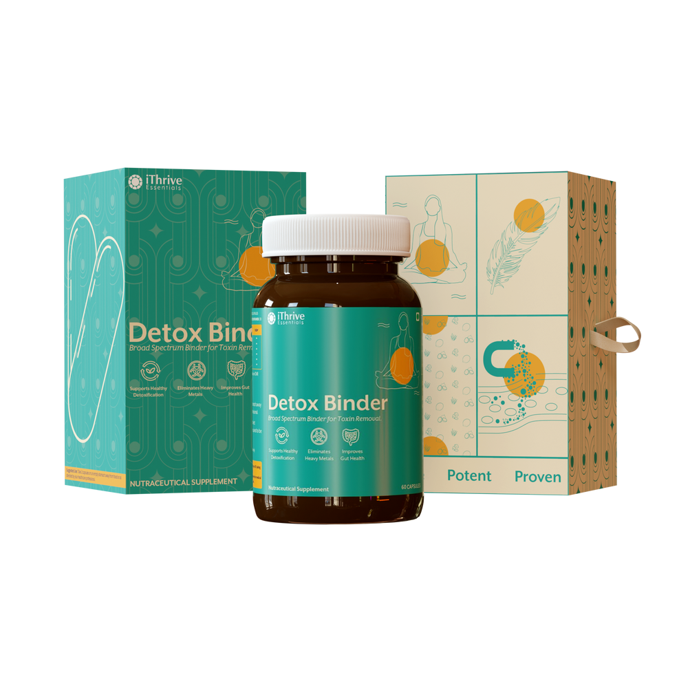 iThrive Detox Binder - Activated Charcoal, Chlorella, Citrus Pectin for ...