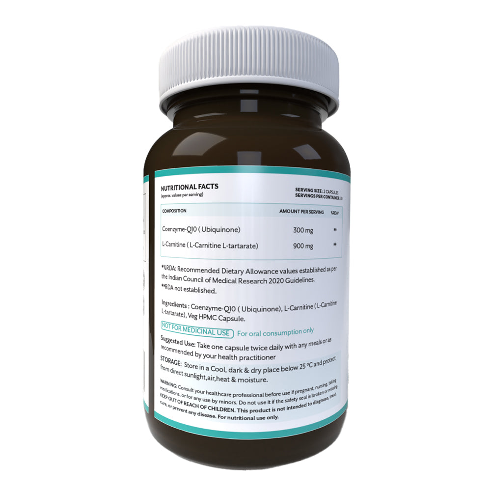 iThrive Essentials CoQ10 with L-Carnitine - 60 Capsules - iThrive ...